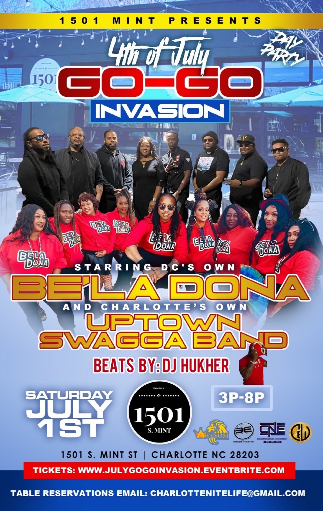 4th Of July Go Go Invasion Tickets 1501 South Mint Charlotte NC