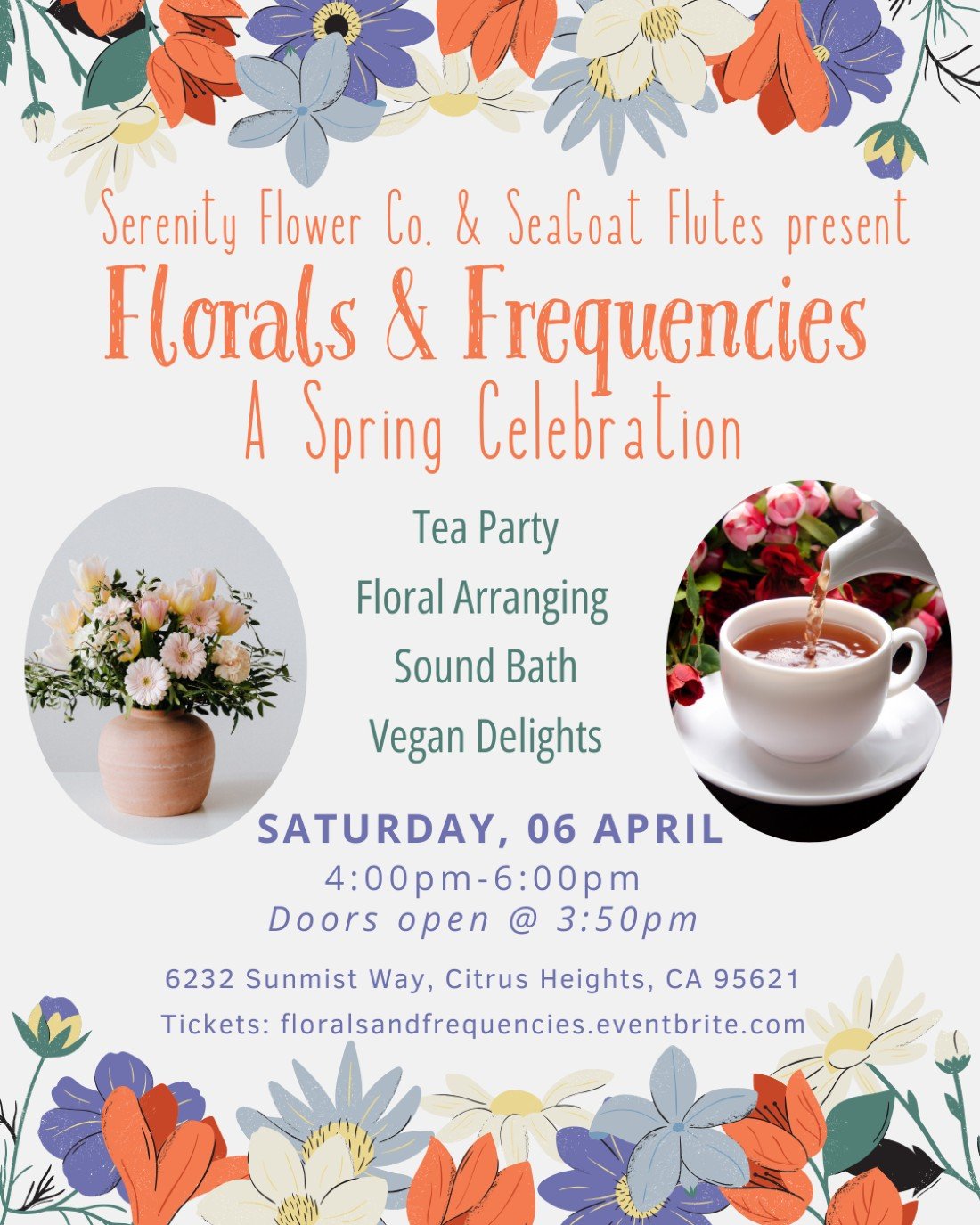 Floral and Frequencies- A Spring Celebration Tickets | Serenity Flower ...