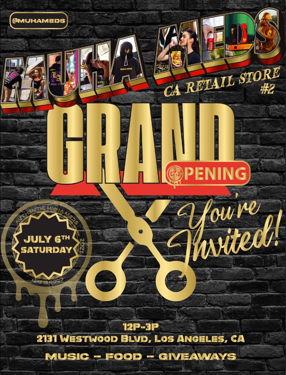 MUHA MEDS WESTWOOD GRAND OPENING Tickets | MUHA MEDS Retail Store ...